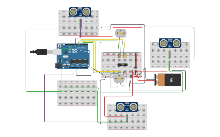 Circuit design wall f - Tinkercad