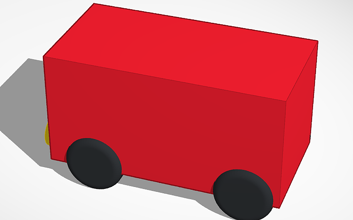 3D design A TOY CAR - Tinkercad