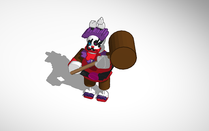 3D design clown springtrap | Tinkercad
