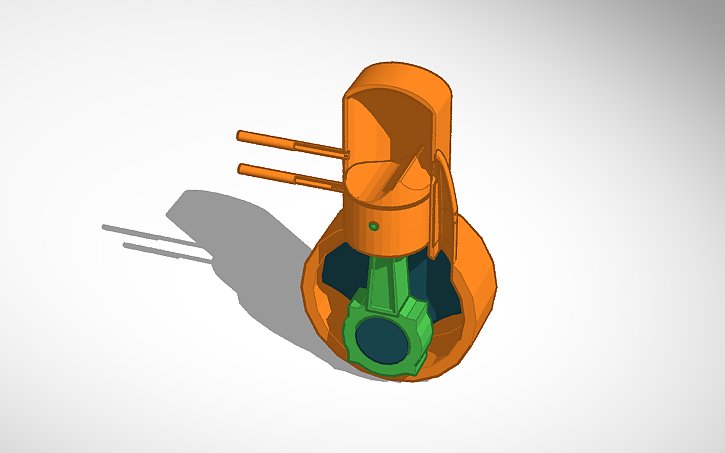 3D design 2-Stroke Engine - Tinkercad