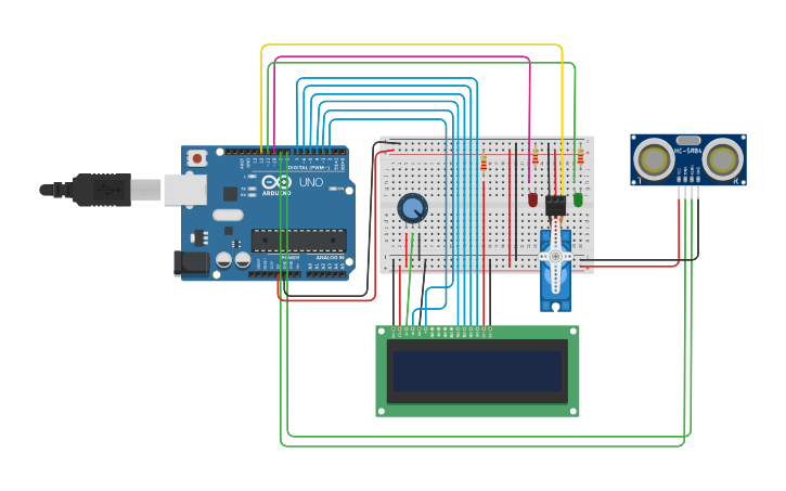 Circuit design Carro arduino | Tinkercad