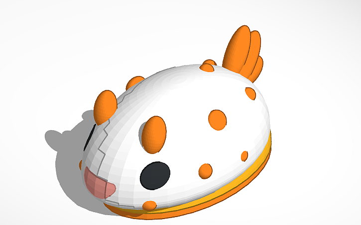3D design A Sea Slug - Tinkercad