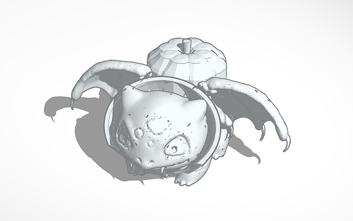 3D design Count Bulbasaur - Tinkercad