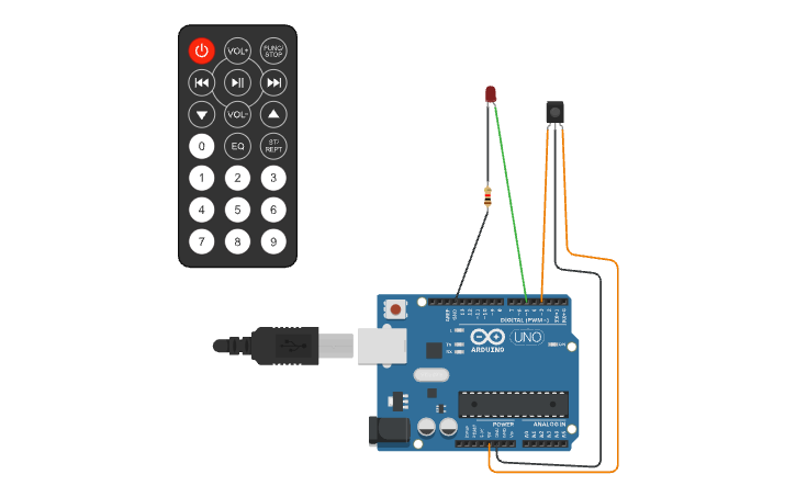 Circuit design Using IR Sensor Remote and IR Sensor control Electronic ...