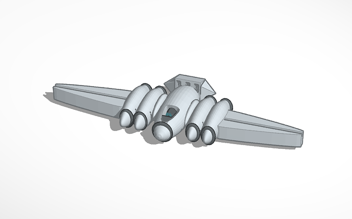 3D design spaceship - Tinkercad