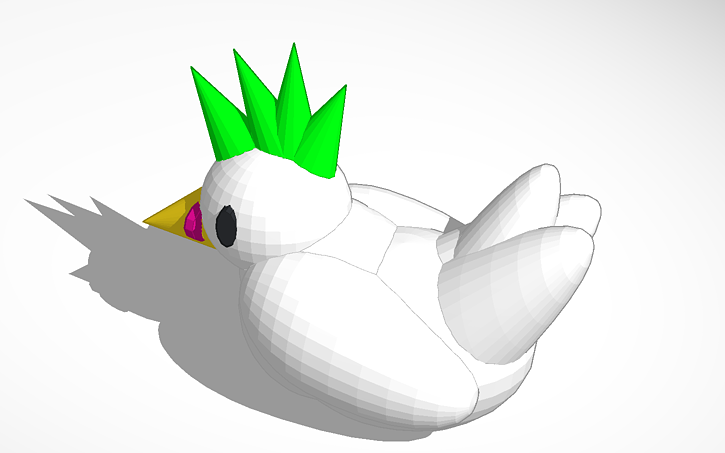 3D design Punky Rooster Cluckster - Tinkercad