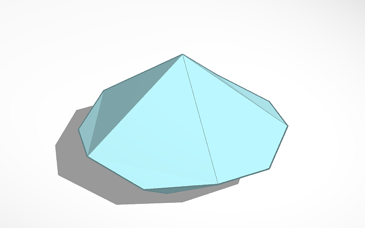 3D design Rainbow Diamond 555 and CD4029 Fader - Tinkercad