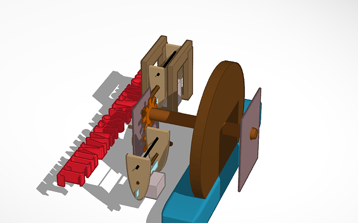 3D design Ancient Roman Water Mill | Tinkercad