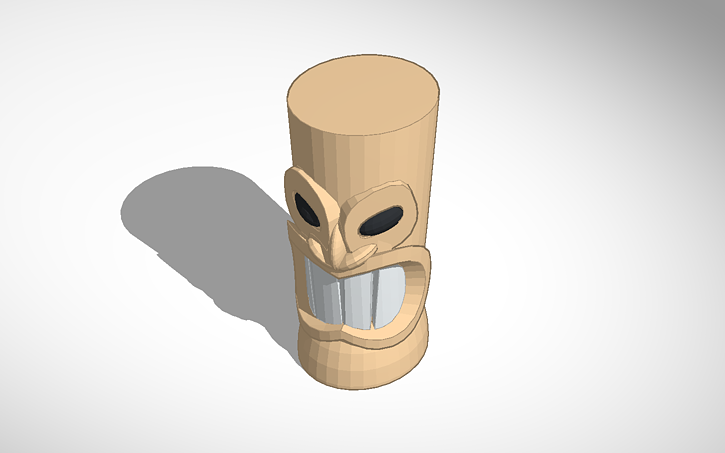 3D design Tiki - Tinkercad