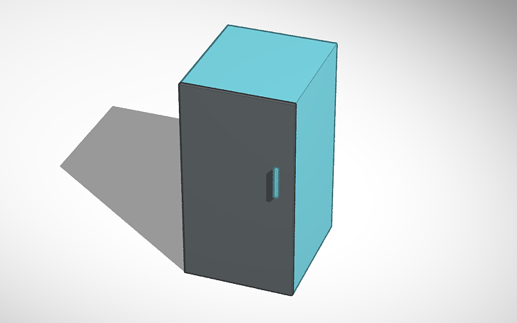 3D design Huis van de toekomst koelkast - Tinkercad
