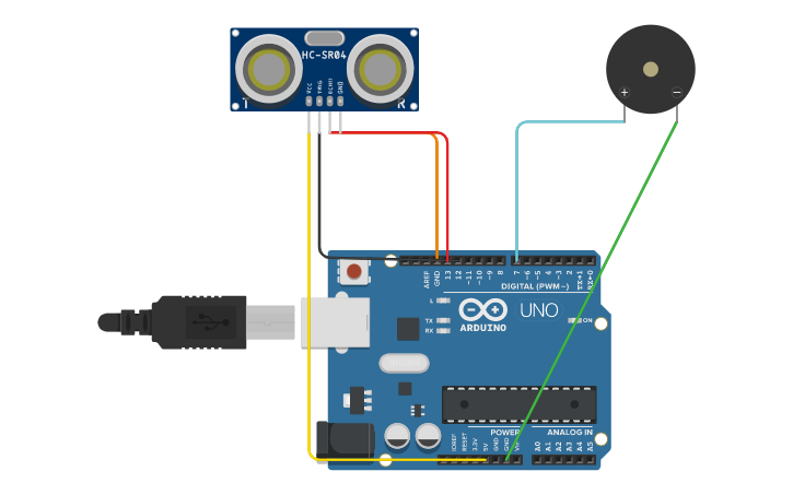 Circuit design Sensor Suara - Tinkercad