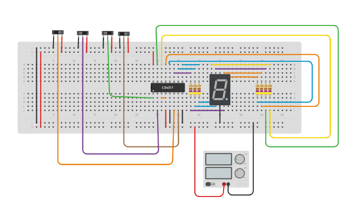 Circuit Design 7 Segments With Cd4511 Decoder Tinkerc - vrogue.co