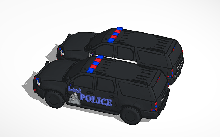 3D design Mead police GMC - Tinkercad