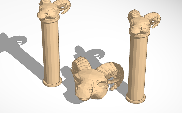 3D design Ancient Magical Goat | Tinkercad