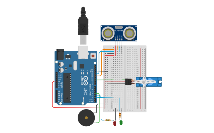 Circuit design Microcontrolador A2 V2 | Tinkercad