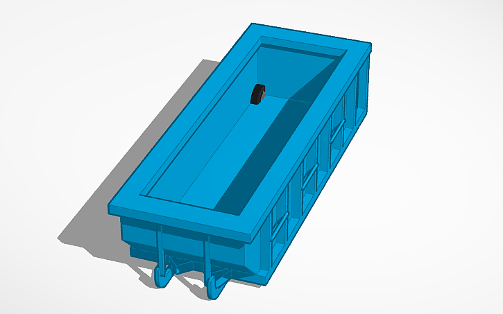 3D design Construction Dumpster - Tinkercad