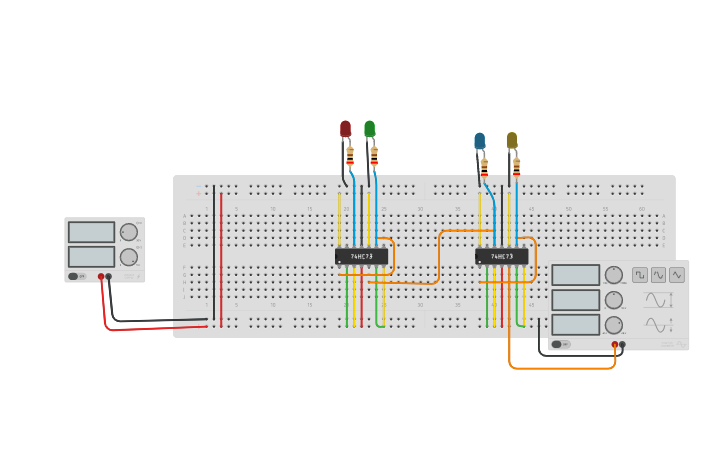 Circuit Design 4bitasynchronousupcounter Using Jk Ff Tinkercad 5166