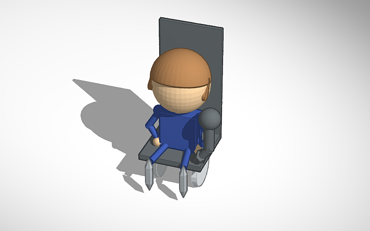 3D design Disability Dave - Tinkercad
