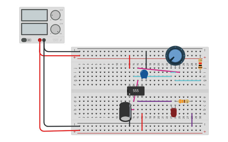 Circuit design clock - Tinkercad