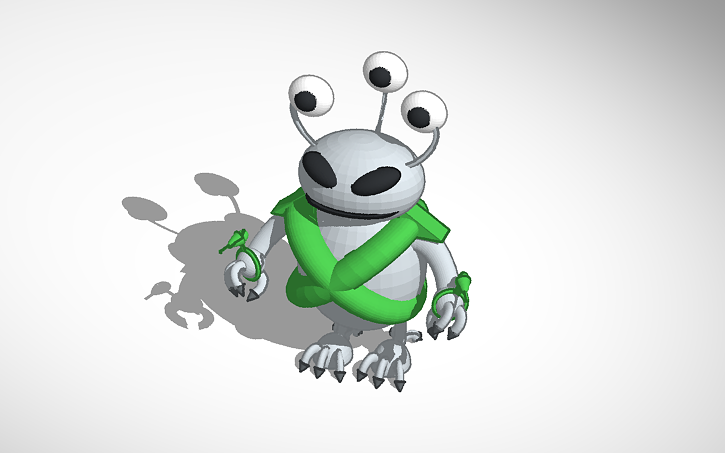 3D design czak05's alien - Tinkercad