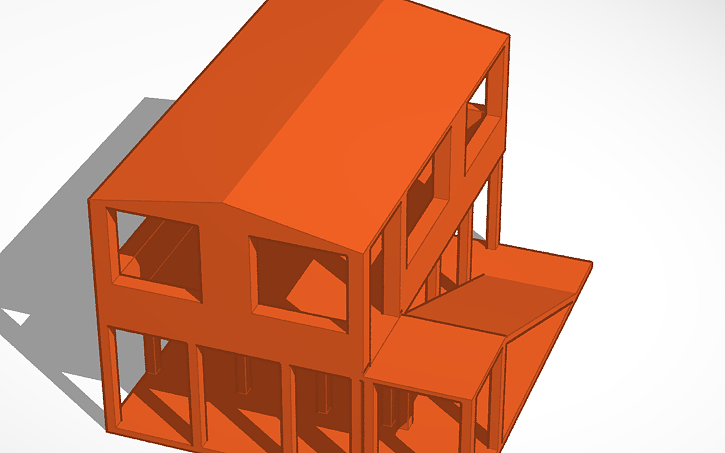 3D design Hamster house - Tinkercad