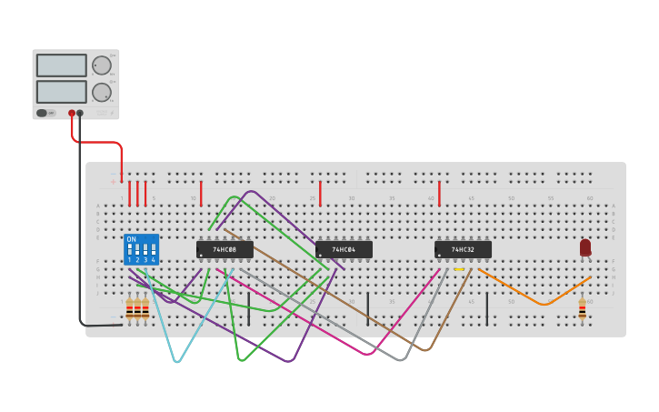 Circuit design Exe.1 Lab1 - Tinkercad