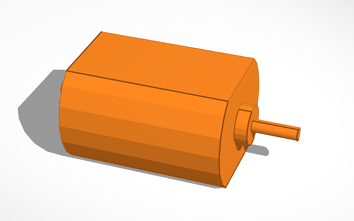 3D design 130 Sized DC Motor - Tinkercad