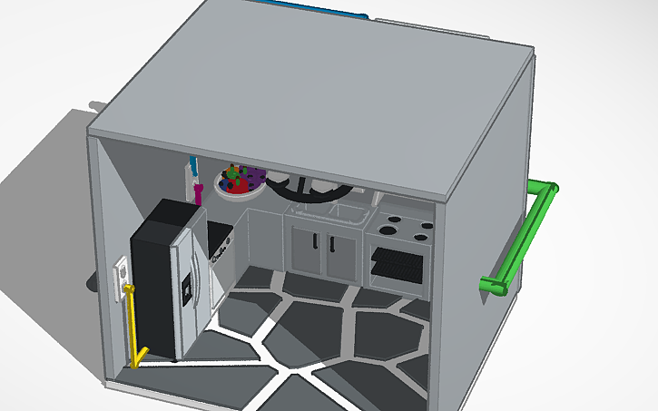 3D design Kitchen - Tinkercad