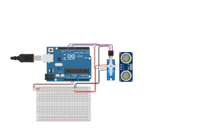 Circuit design IOT PROJECT (GROUP 16) - Tinkercad