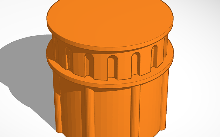 3d Design Leaning Tower Of Pisa Tinkercad 