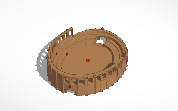 3D design Colosseum Latin Project | Tinkercad