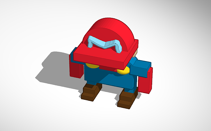 3D design mario - Tinkercad