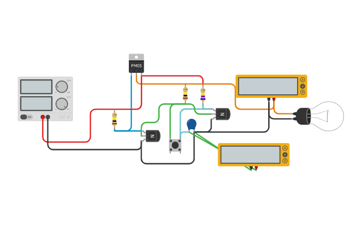 Circuit design Soft Latch Power Switch - Tinkercad
