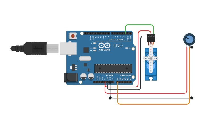 Circuit design SERVOMOTOR_2 - Tinkercad