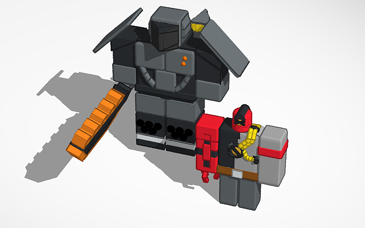 3D design tdx Eradicator+Predator - Tinkercad