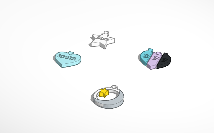 3D design Jewelry collection! - Tinkercad