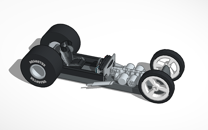 3D design Dragster - Tinkercad