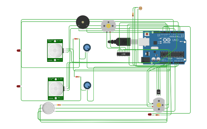 Circuit design TAREA 7 - ARDUINO - Tinkercad