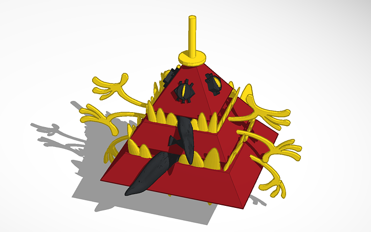 3D design Angry Bill Cipher - Tinkercad