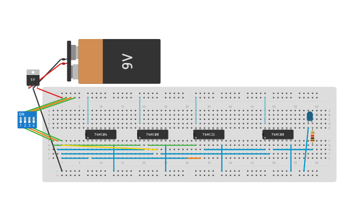 Circuit design Circuito del Primer Parcial de Electrónica - Tinkercad