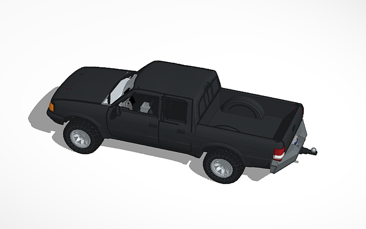 3D design Ford ranger but a detailed scan - Tinkercad