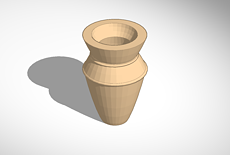 3D design Vase | Tinkercad