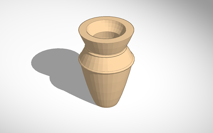 3D design Vase - Tinkercad