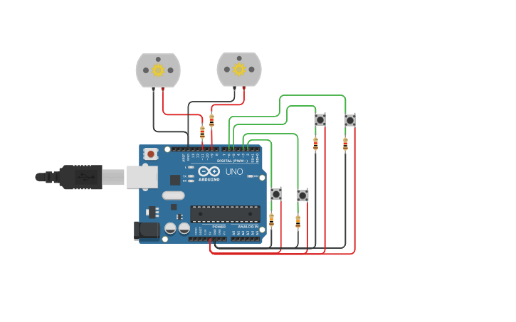 Circuit design Garage_Door_Controller | Tinkercad