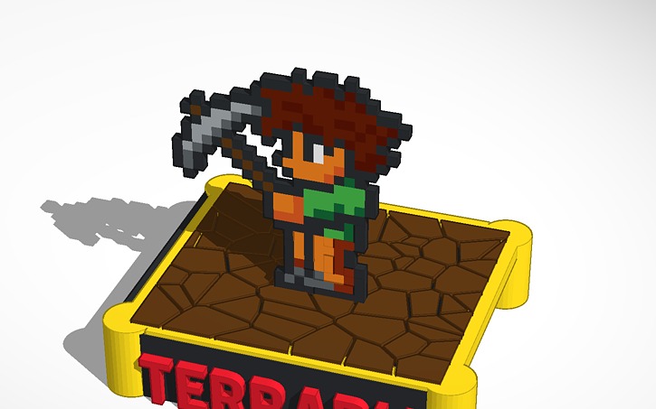 3D design My Entry to Terraria Challenge! - Tinkercad