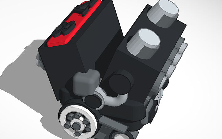 3d Design V8 Engine Tinkercad