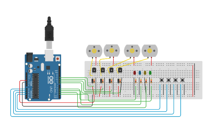 Circuit design Vending Machine | Tinkercad