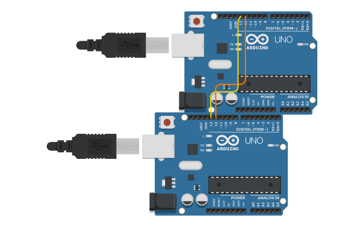 Circuit design Mini uart | Tinkercad