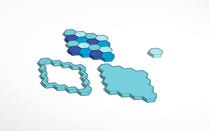 3D design Tessellation Example | Tinkercad