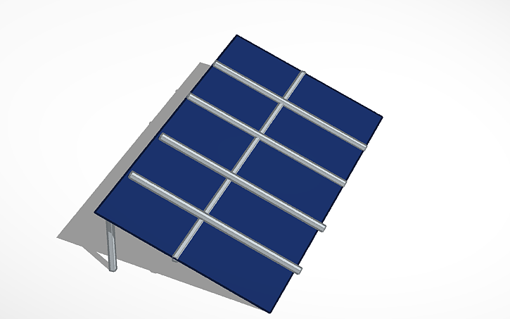 3D design Solar Panel - Tinkercad